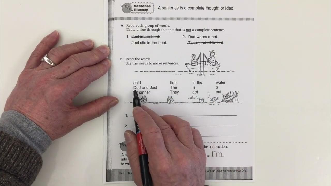 6+1 Traits of Writing Sentence Fluency Week 5 Day 1 - YouTube