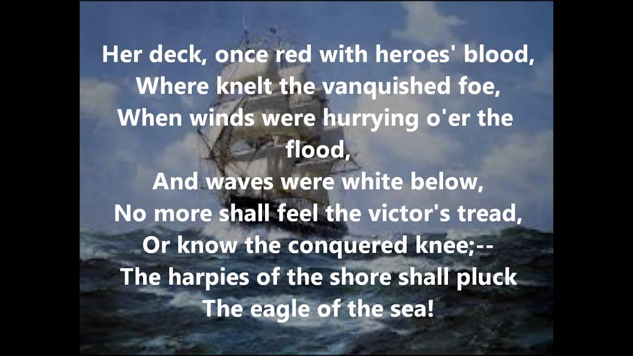 "Old Ironsides" by Oliver Wendell Holmes - YouTube
