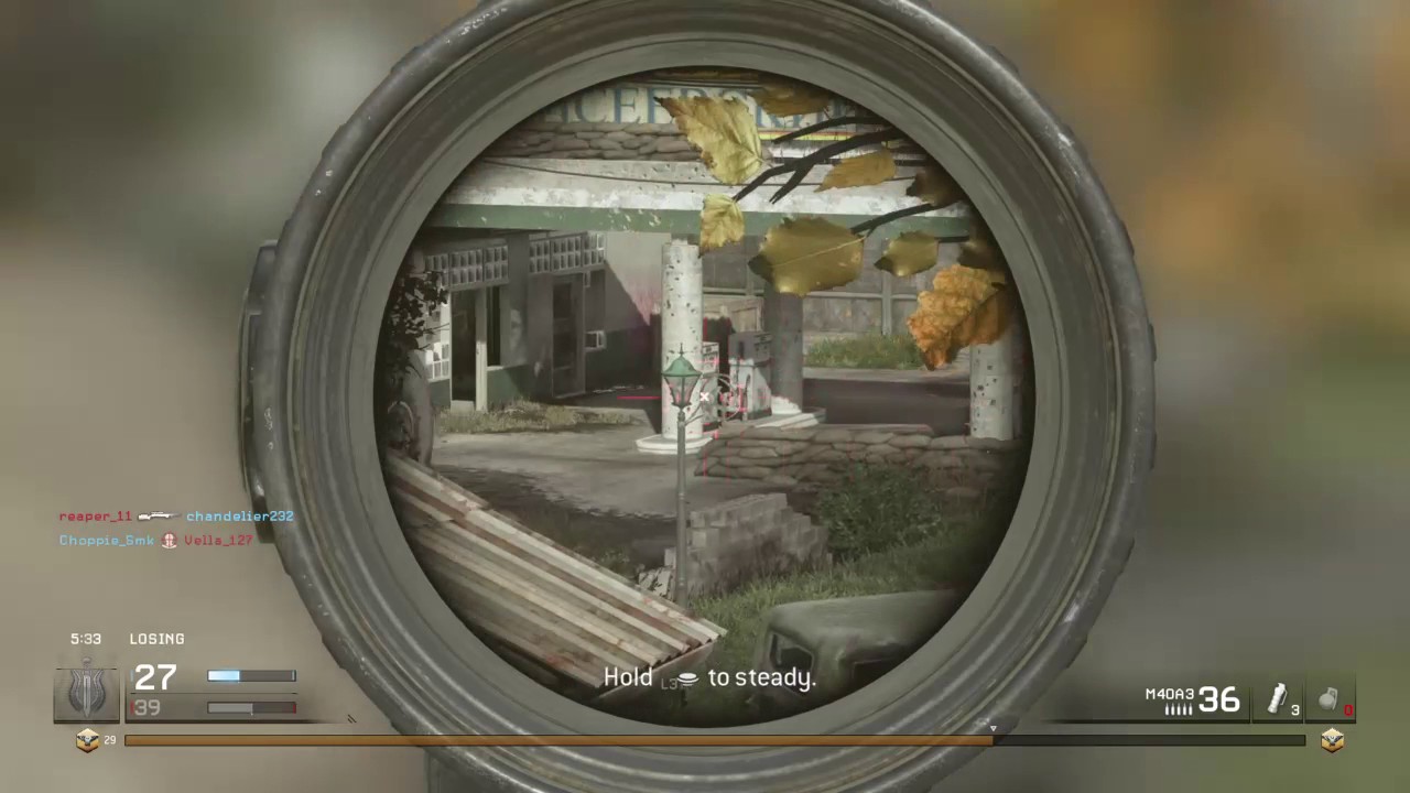 Cod4 Remasterd Sniper Gameplay - YouTube