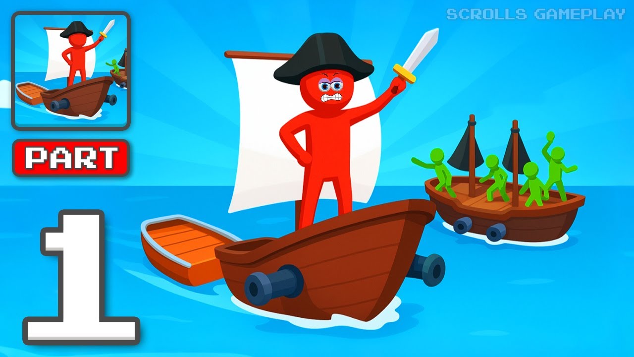 Pirate Idle - Gameplay Walkthrough Part 1 - Sea Loot Crew Builder (iOS ...