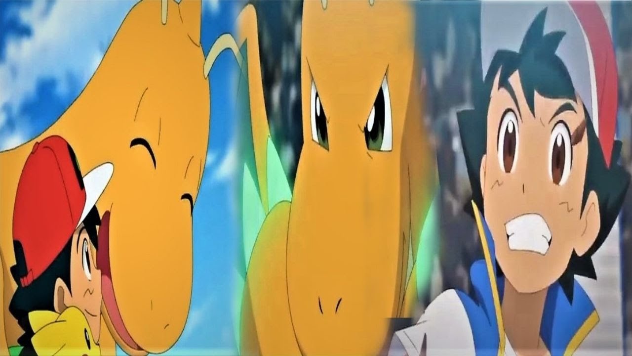 Ash and Dragonite 【AMV】| ash & dragonite moments - YouTube