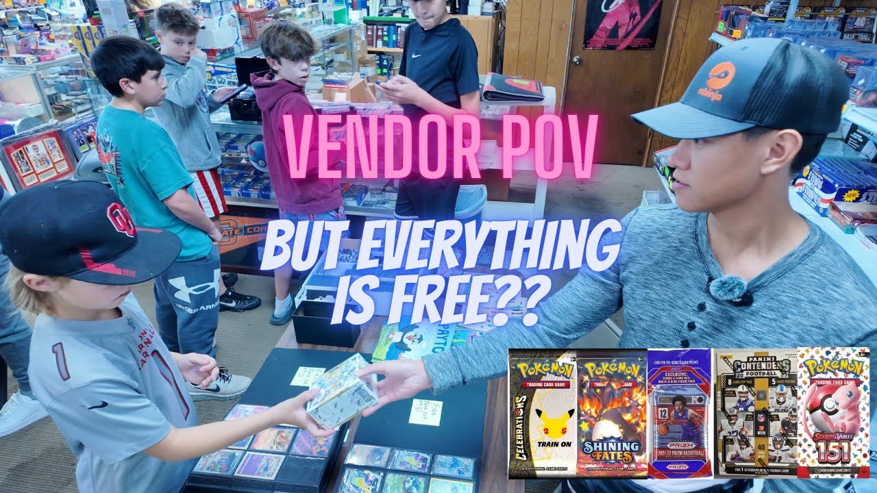 ALL FREE CARD SHOW /Vendor POV FREE Packs, Boxes, Books / December 2024 ...