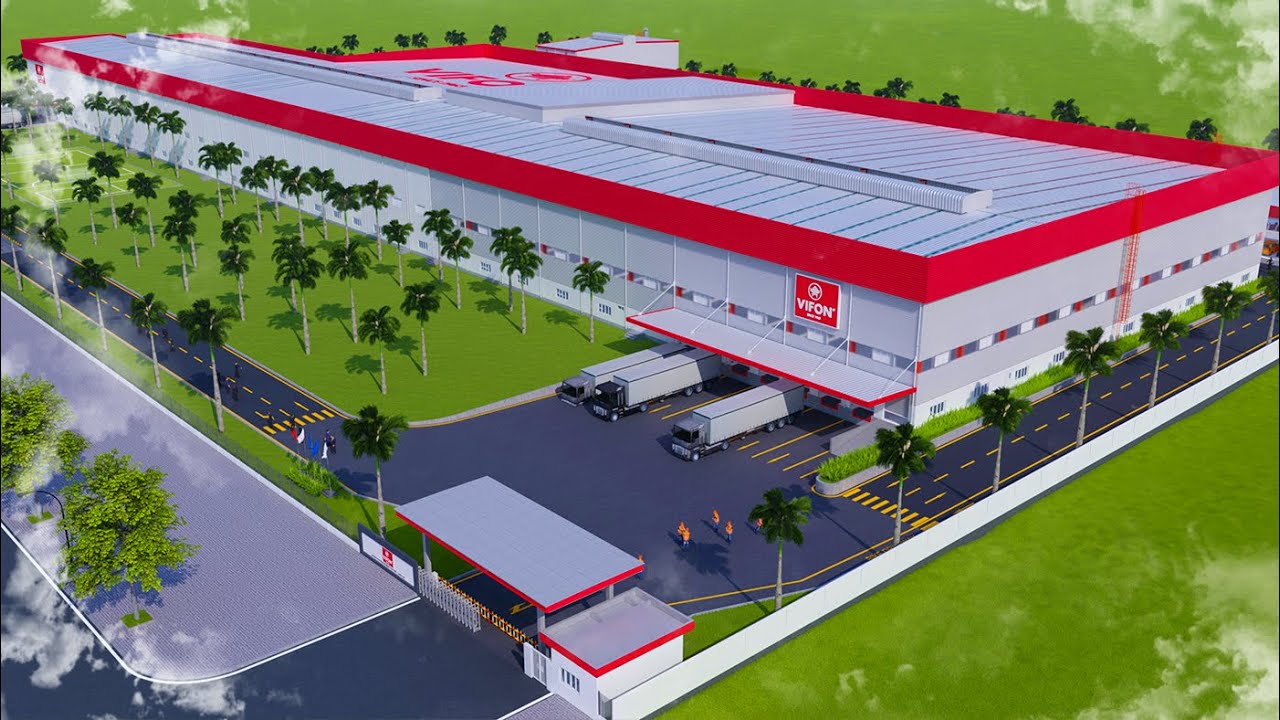 Vifon Food Processing Factory – Long An - YouTube