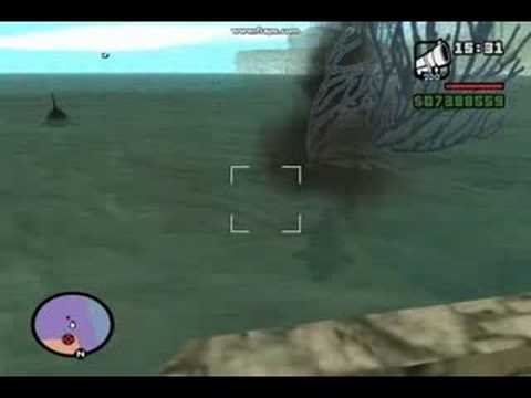 gta san andreas sharks - YouTube