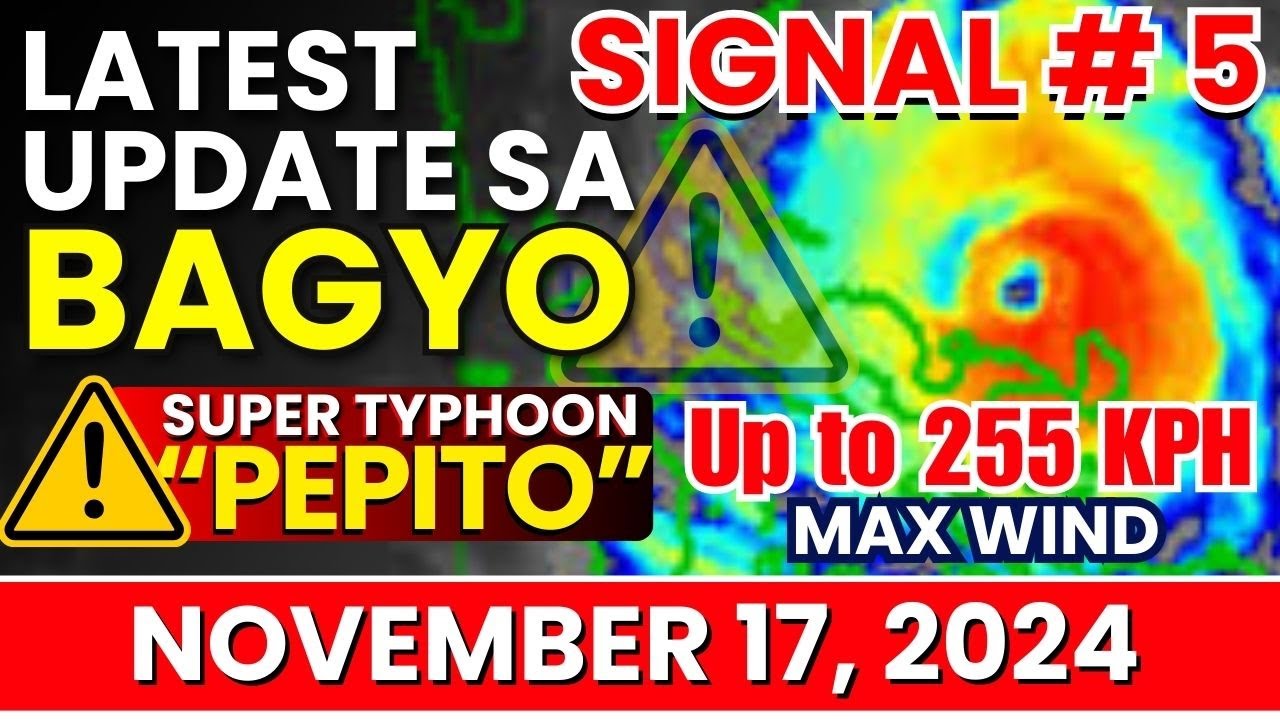 Latest Update Sa Bagyo November 17, 2024 | Low Pressure Area in the ...