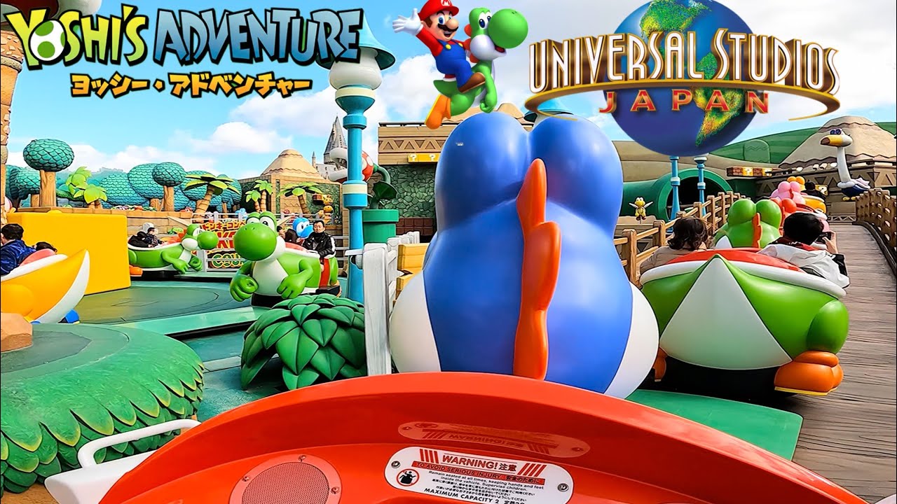 UNIVERSAL STUDIOS JAPAN: YOSHI’S ADVENTURE FULL RIDE EXPERIENCE! - YouTube