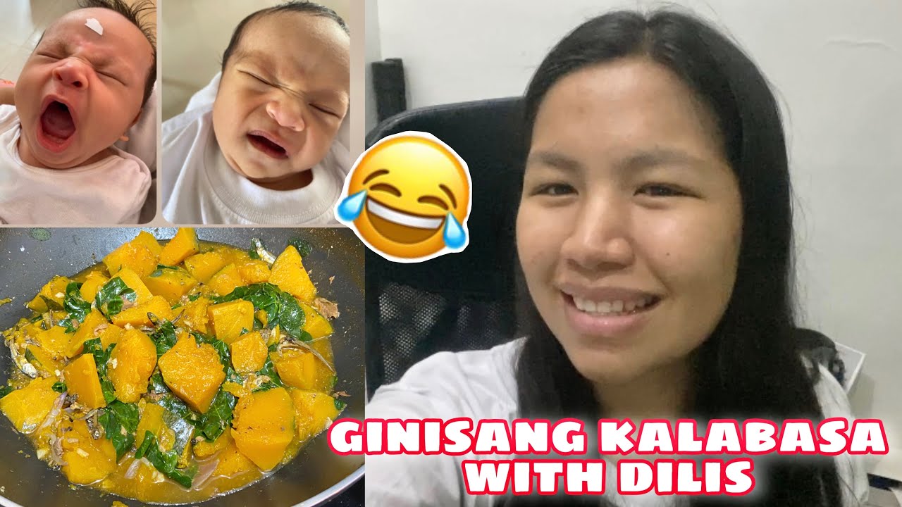 GINISANG KALABASA WITH DILIS PARA SA PANANGHALIAN - YouTube