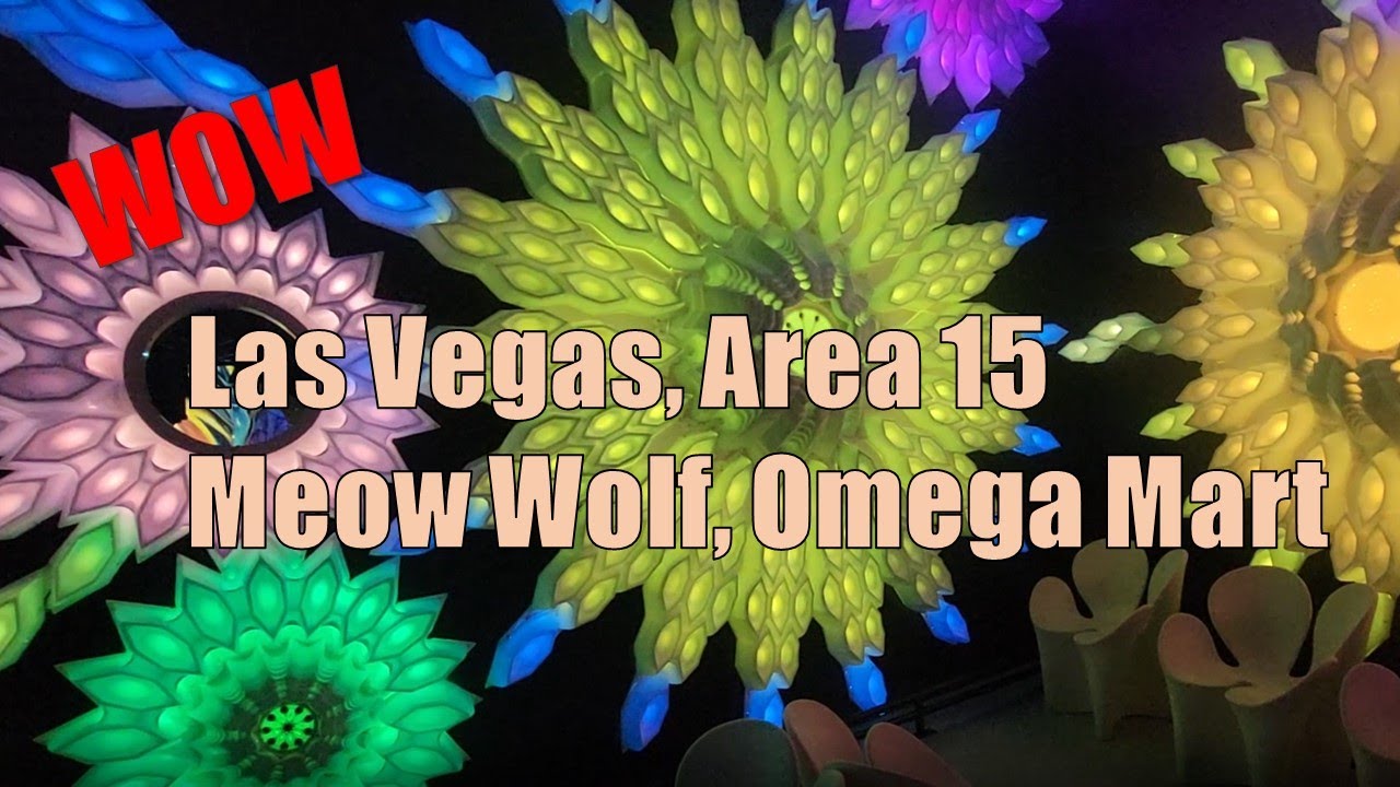 Las Vegas Area 15 Meow Wolf Omega Mart tour - YouTube
