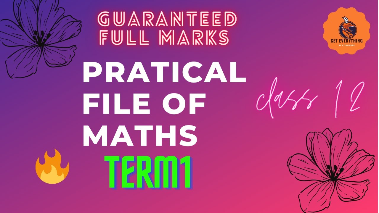 Practical File Of Maths Class 12 Term1 YouTube practical-file-of-maths-class-12-term1-youtube