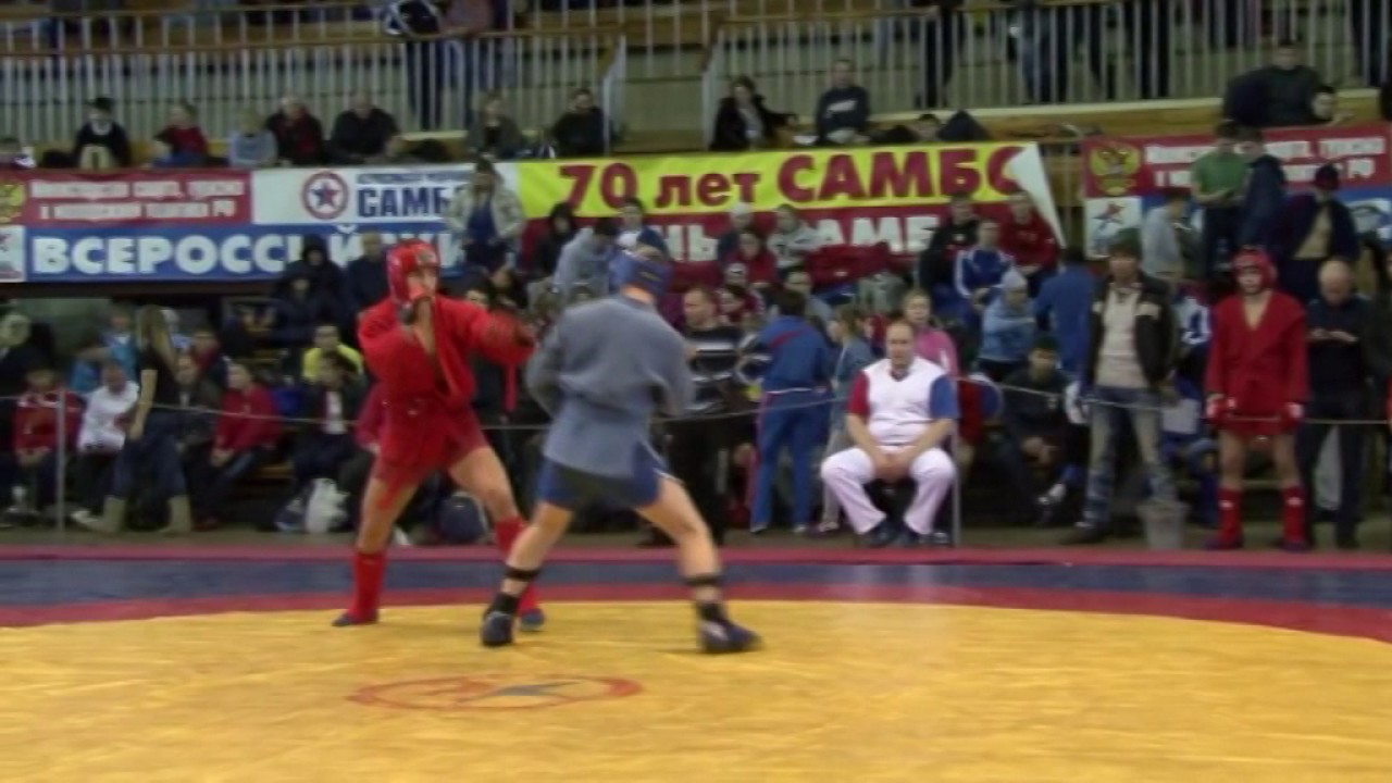 Headbutt KO (Combat sambo) - YouTube