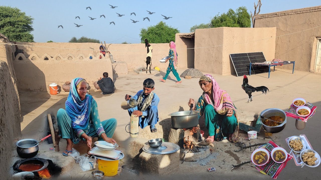 Morning Routine in Village Woman Pakistan | Village Life in Pakistan ...