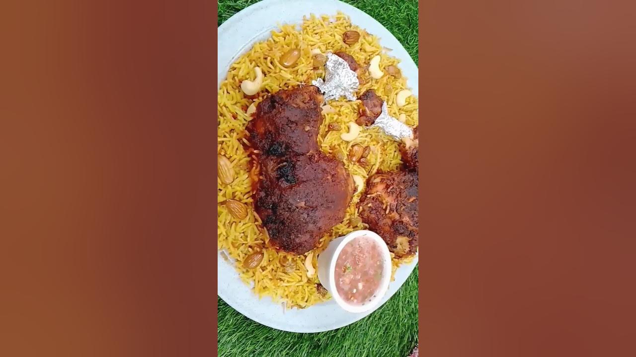 Authentic Chicken Mandi Recipe | Arabic Mandi Rice #shorts - YouTube