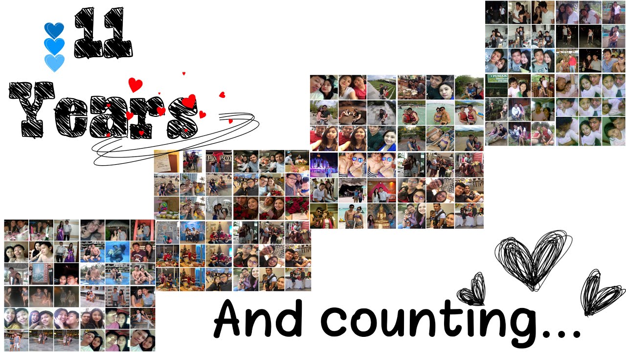 11 YEARS OF TOGETHERNESS ️#11years #picturecompilation #Fromjowatohubby ...