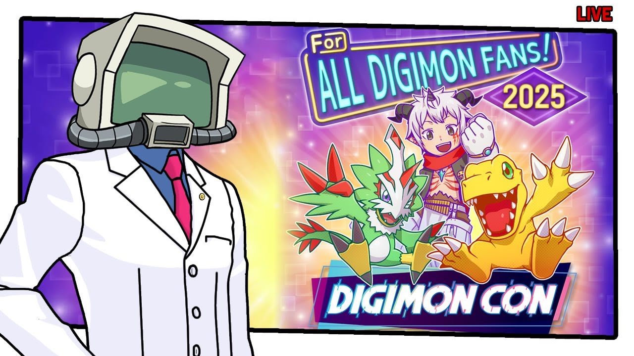 CONFERINDO AO VIVO A DIGIMON CON2025 - YouTube