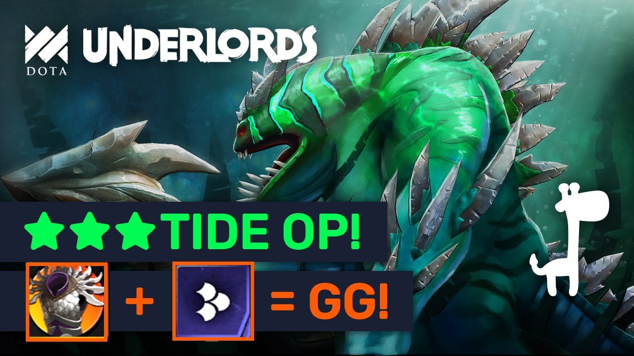 TIDE + BLADE MAIL = GG! Fun Challenge Builds! | Dota Underlords - YouTube