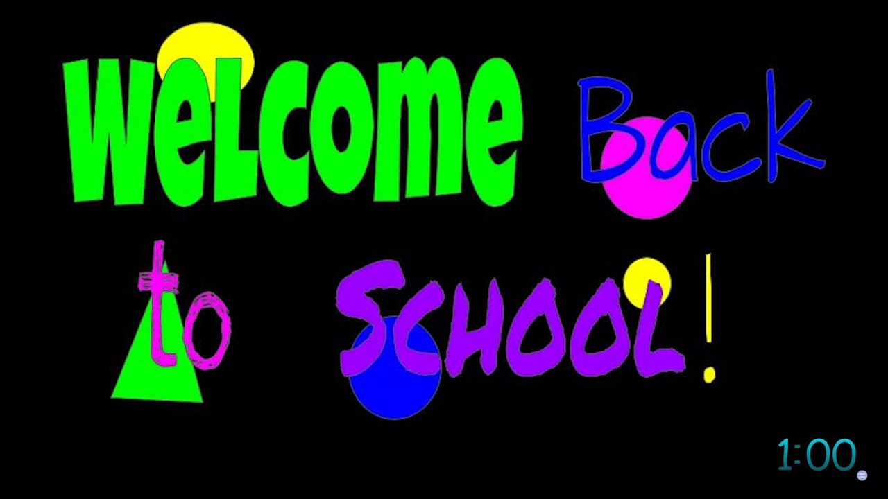 1 minute timer Welcome Back to School - YouTube