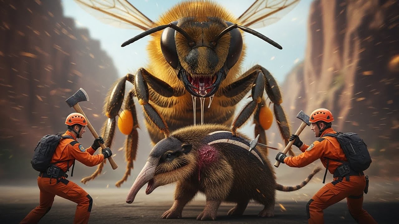 Heroic Rescue Team Saves Giant Anteater from Angry Bee Swarm! 🐜🐝 | CO ...