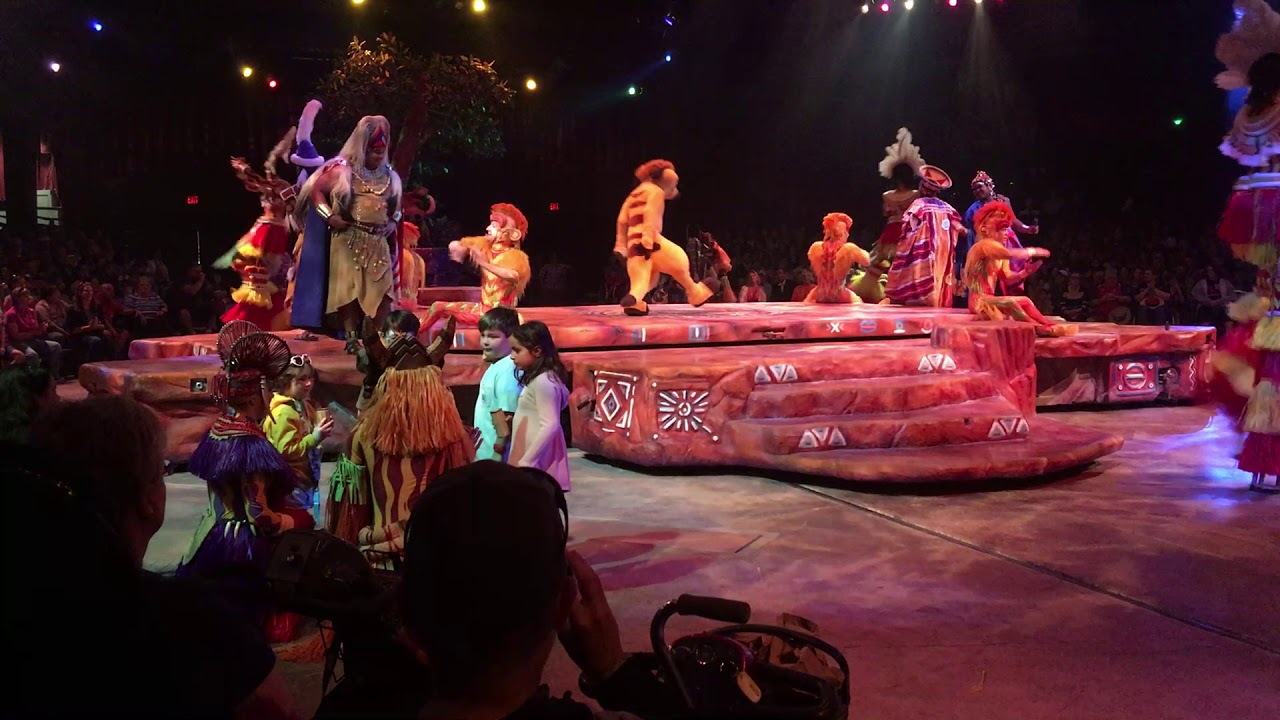 Lion King show- Disney World - YouTube