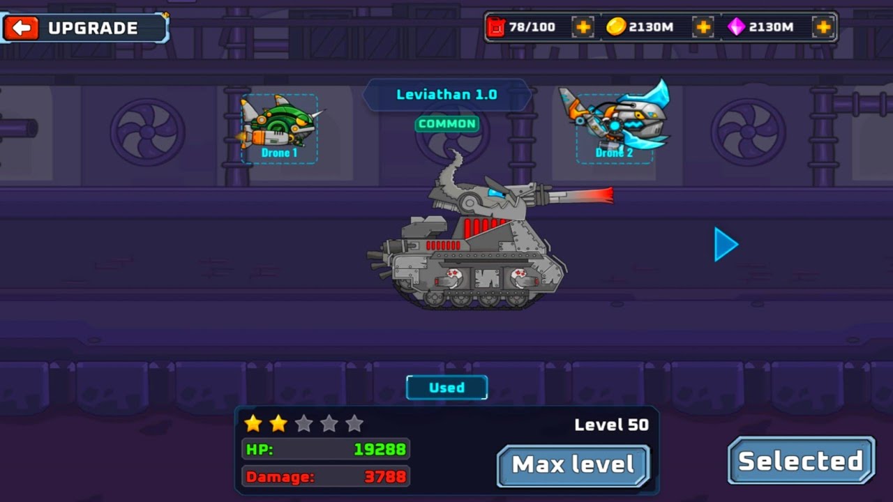 TANK COMBAT WAR BATTLE - Leviathan 1.0 Tank Max Level - YouTube