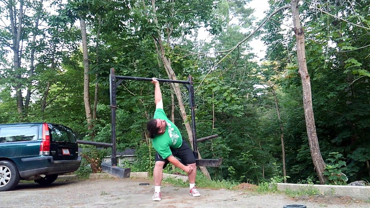 Strongman Yoke Bent Press - YouTube