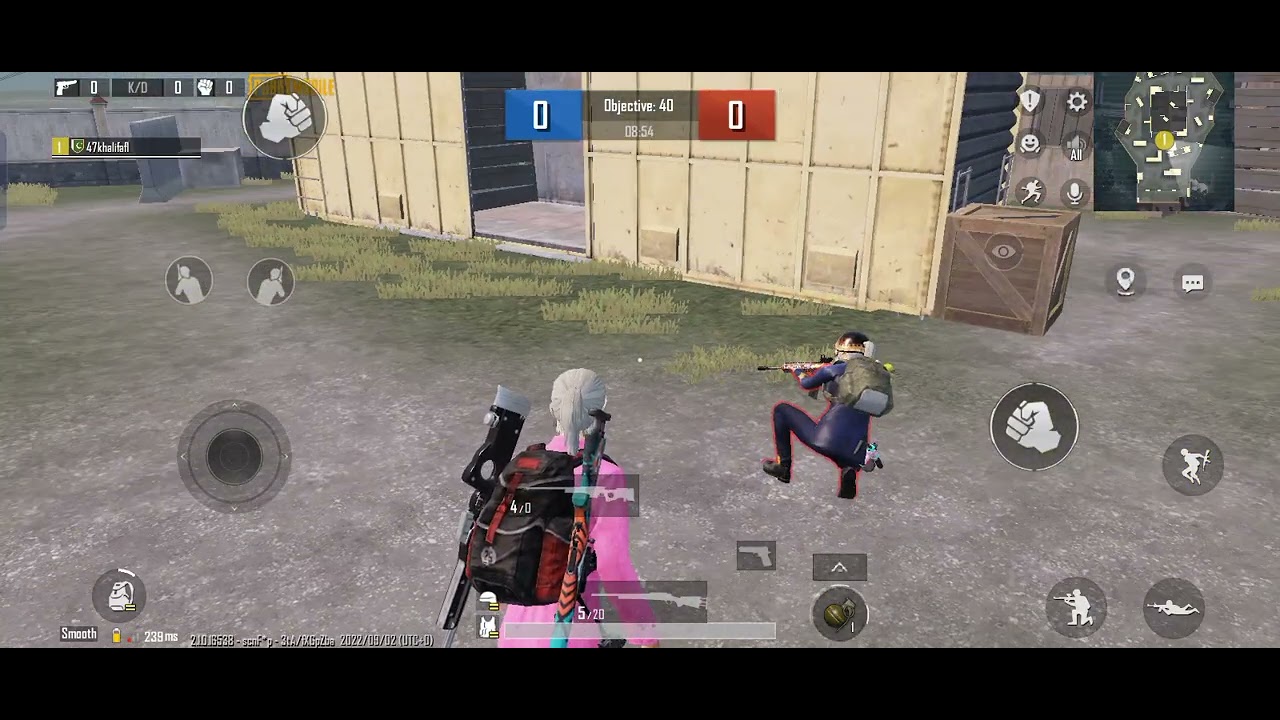 one 1V1 room with star Usman yt # gameplay waris is gaming - YouTube