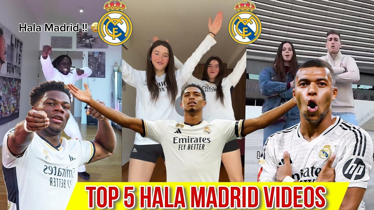 HALA MADRID DANCE CHALLENGE | TOP 5 BEST COMPILATION - YouTube
