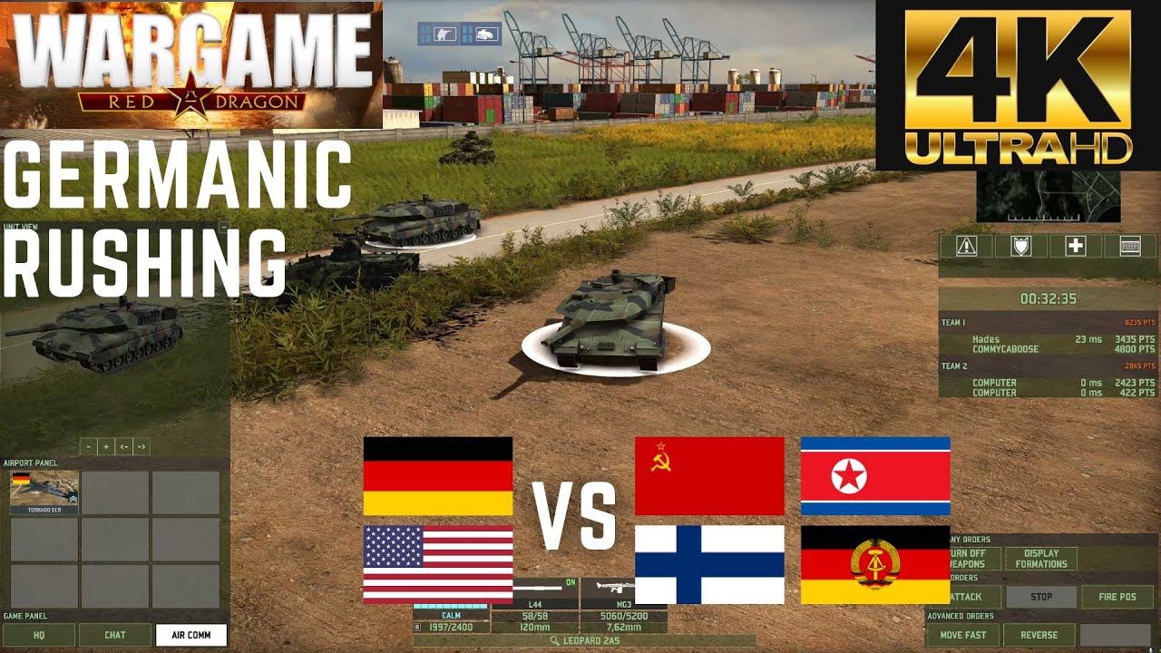 Wargame: Red Dragon - German Blitz - (4K) - YouTube