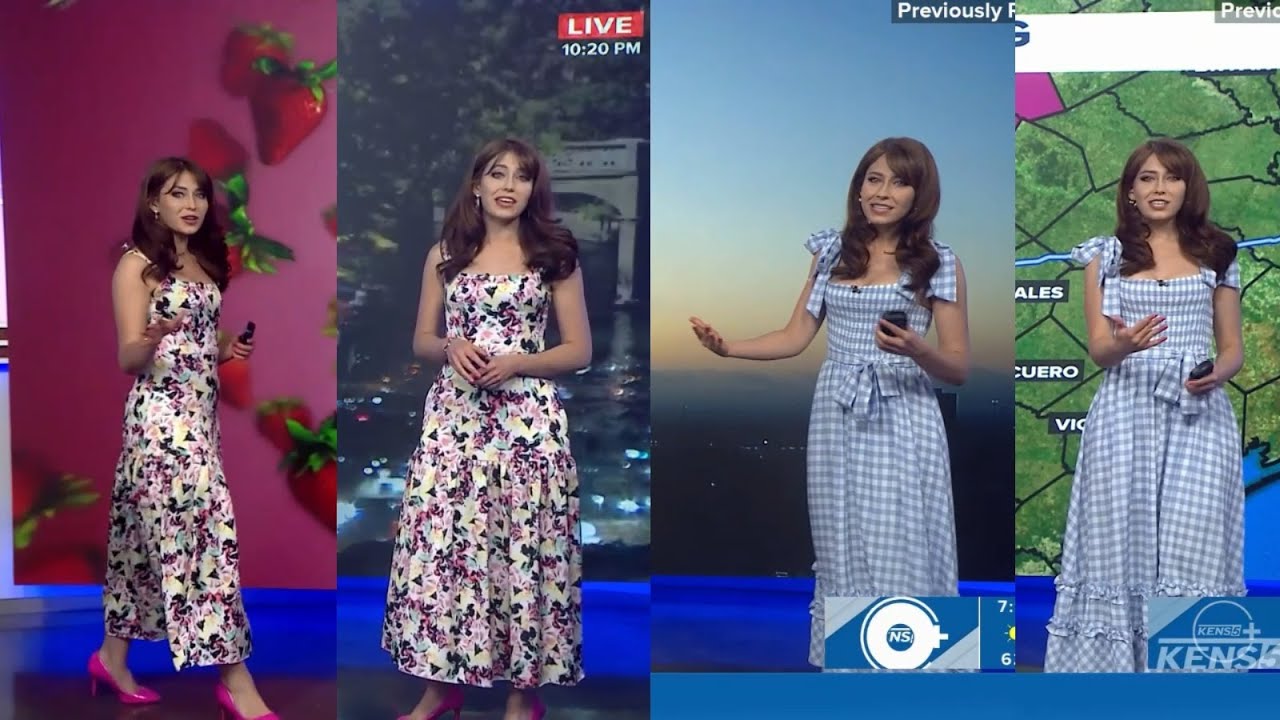 Roxy Van Ruiten with the weather report for KENS5 San Antonio for April ...