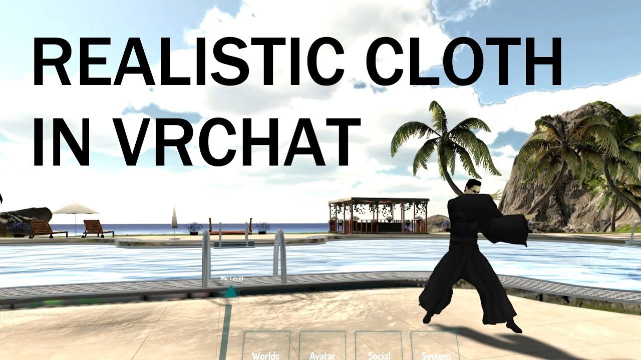 Cloth in VRChat + quick howto - YouTube