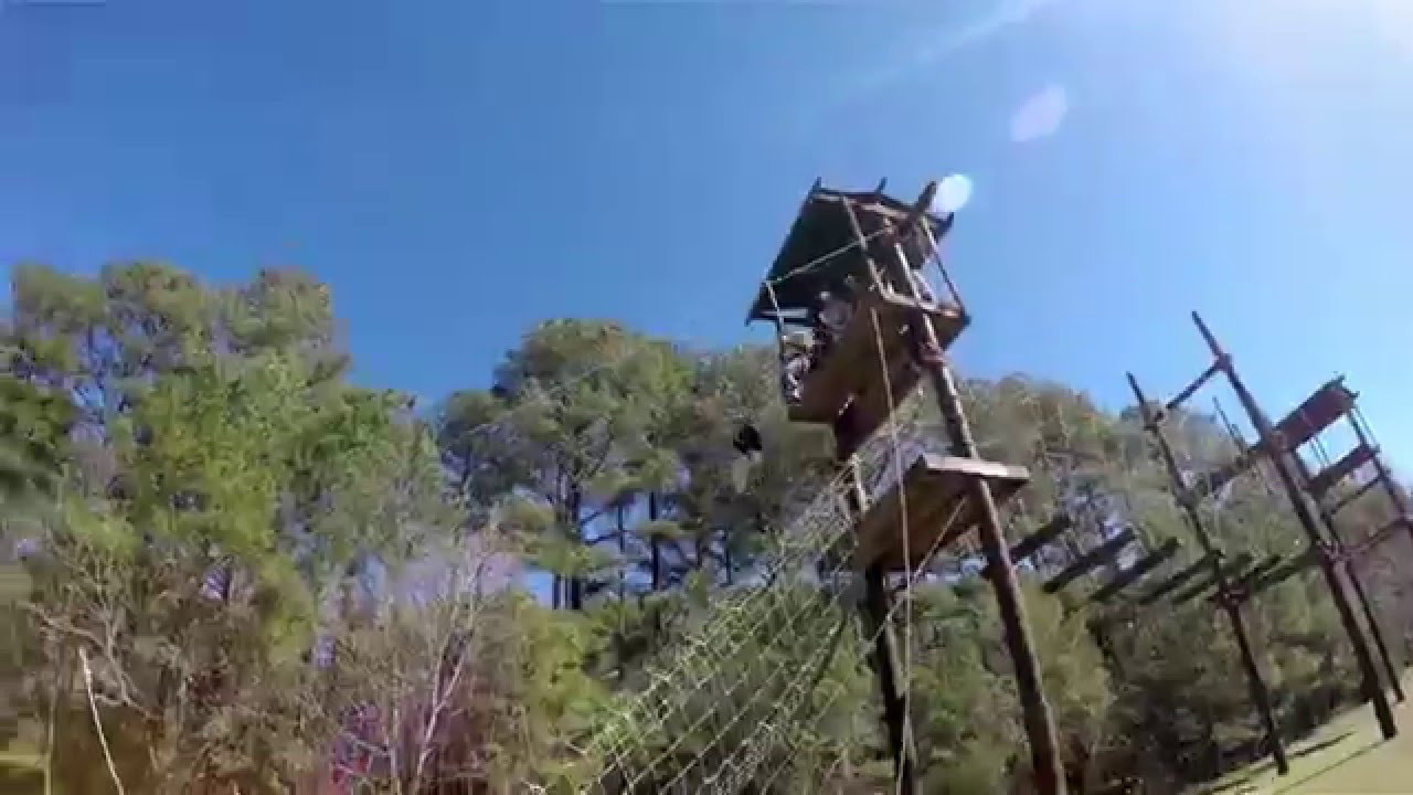 GoPro: High Ropes Course trip to Heathwood Hall - YouTube