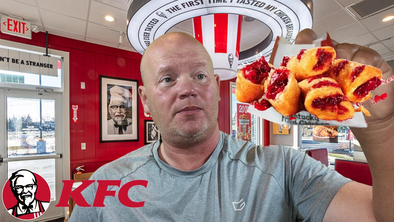 KFC Cherry Pie Poppers Review - YouTube