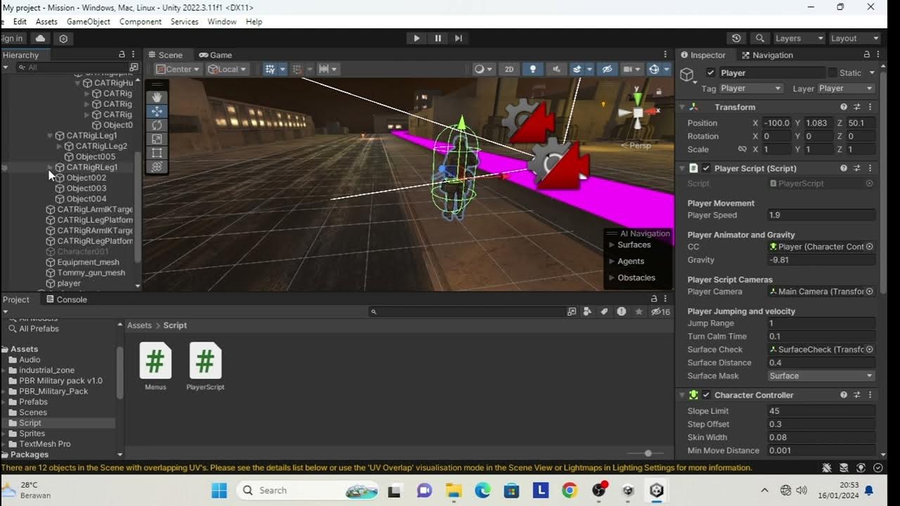 Kelompok 2 Membuat Game 3D Unity - YouTube