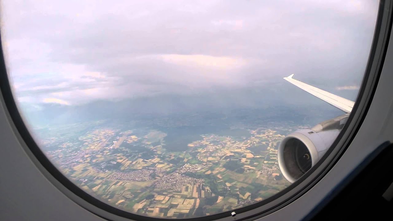 Window View: FULL 45 Minute Take-Off and Climb out from Munich onboard ...