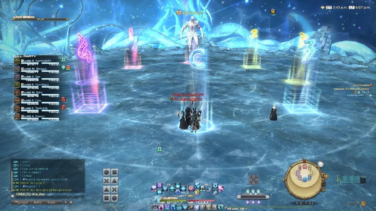 FFXIV P9S Fun Run and Crit Farm, SGE POV - YouTube