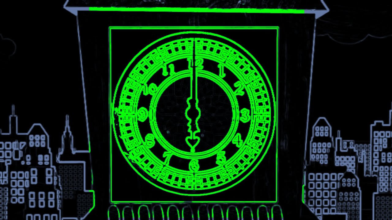 CROSSHATCH+COLOR INVERSION+NEON EDGE EFFECTS || HICKORY DICKORY DOCK ...