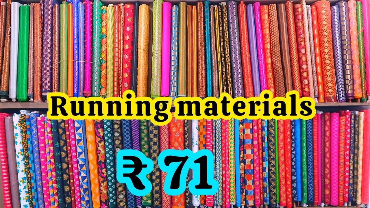 71 Running materials very cheap price quality variety unbelievable ...