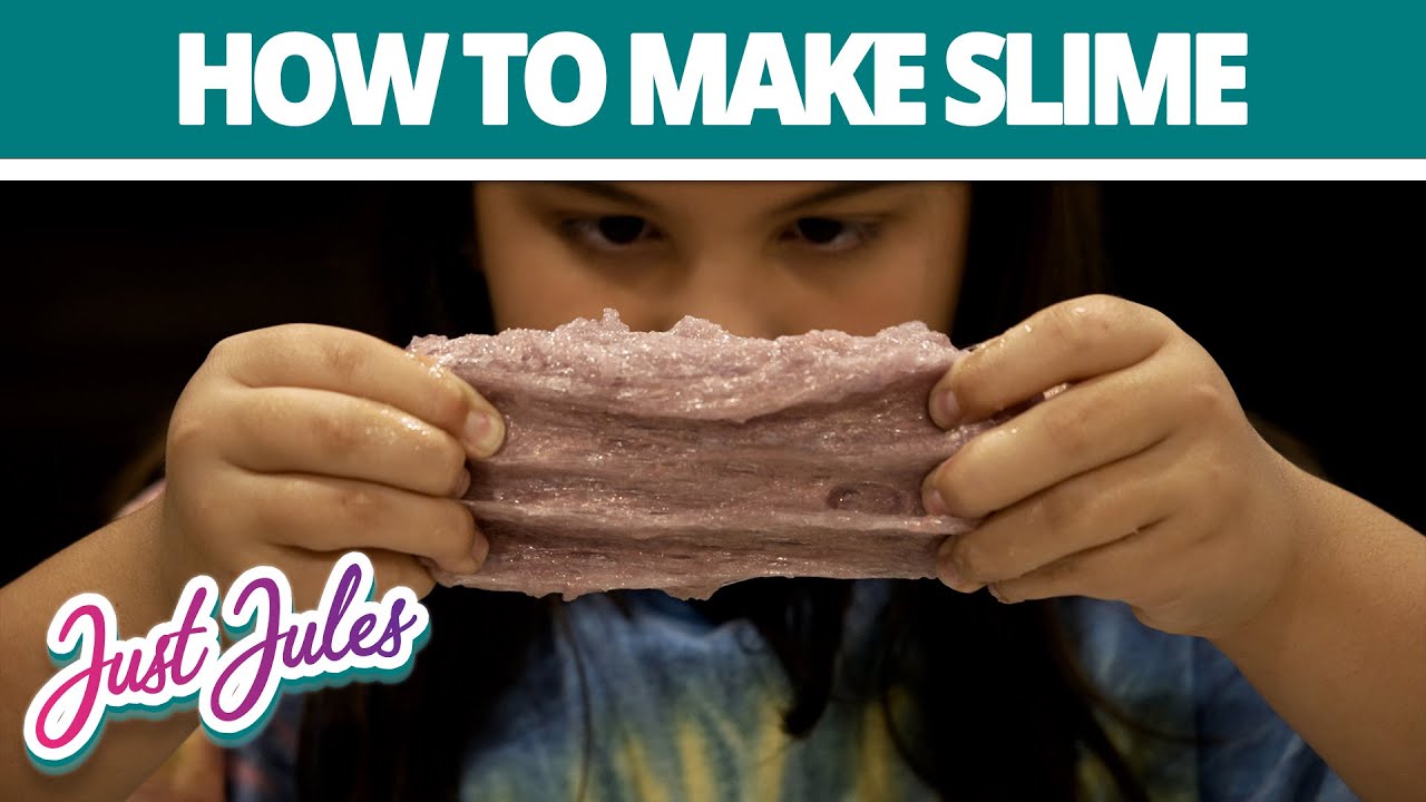 Just Jules | How to Make SLIME at Home with Glue! 🎉 Fun DIY Tutorial ...