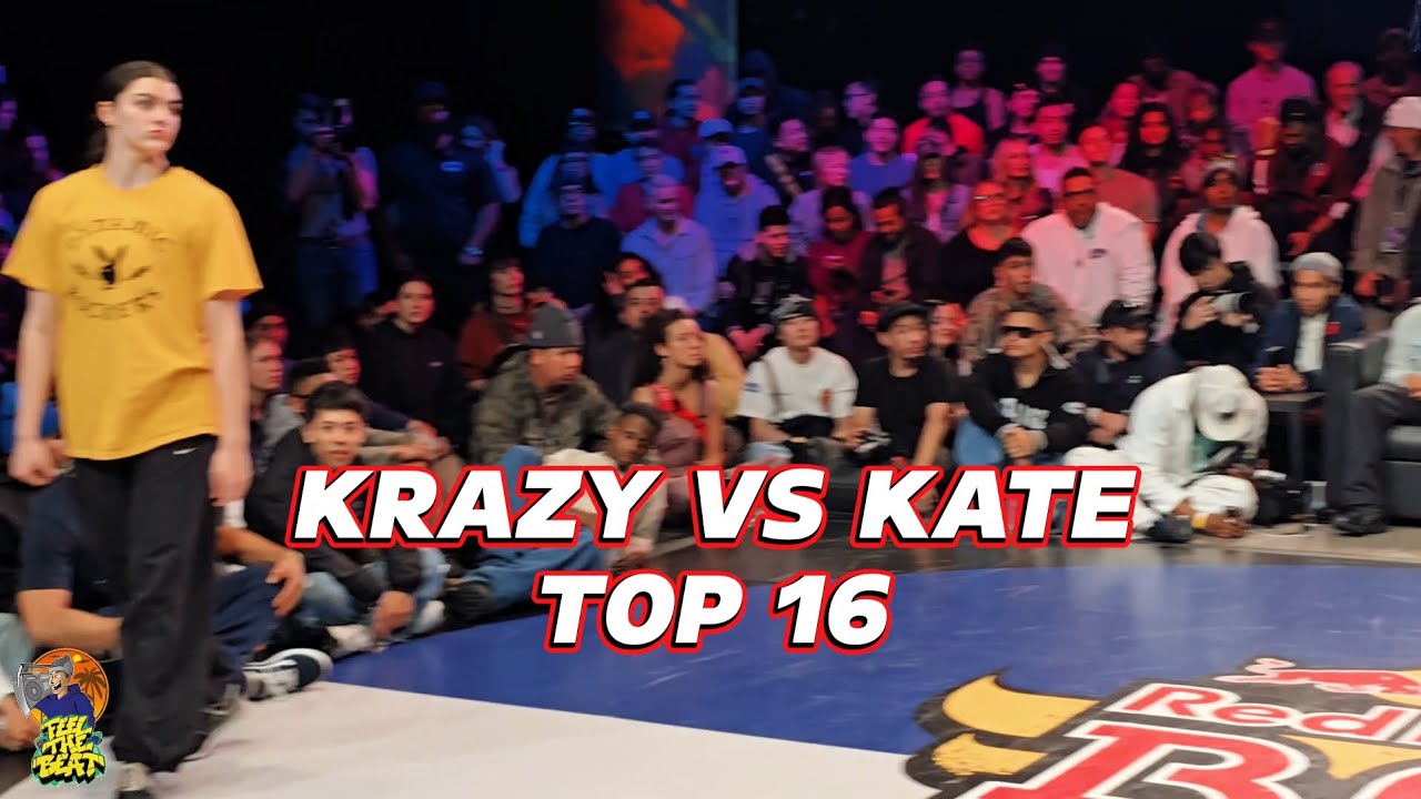 KRAZY VS KATE-RED BULL BC ONE CYPHER USA-BGIRL TOP 16 - YouTube