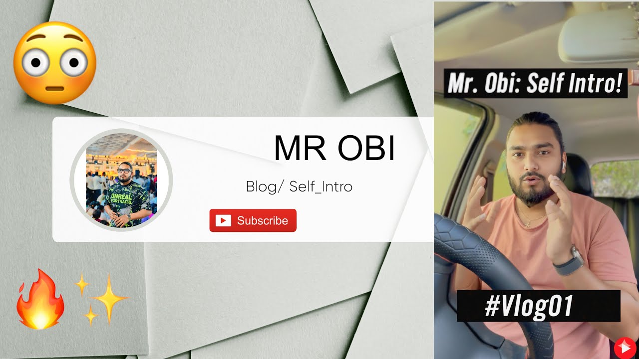 Mr. Obi 😎 || Self Intro! || #Vlog01 🎬🔥 - YouTube