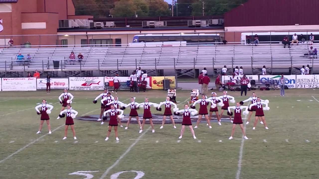 HCHS Homecoming 2015 Varsity Cheer dance - YouTube