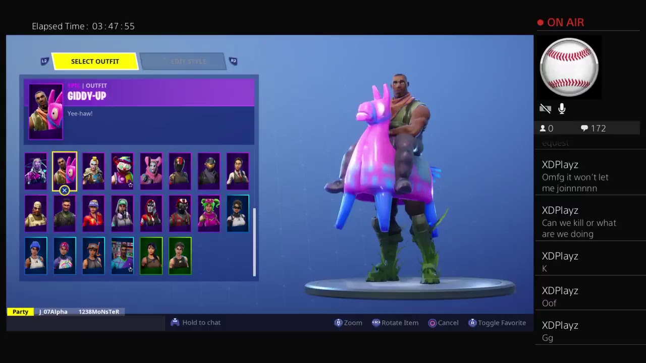 First Stream/Fortnite Battle Royale/Galaxy Skin Set/11-1- 18 - YouTube