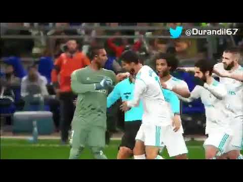 Referee Goal Celebration With Real Madrid