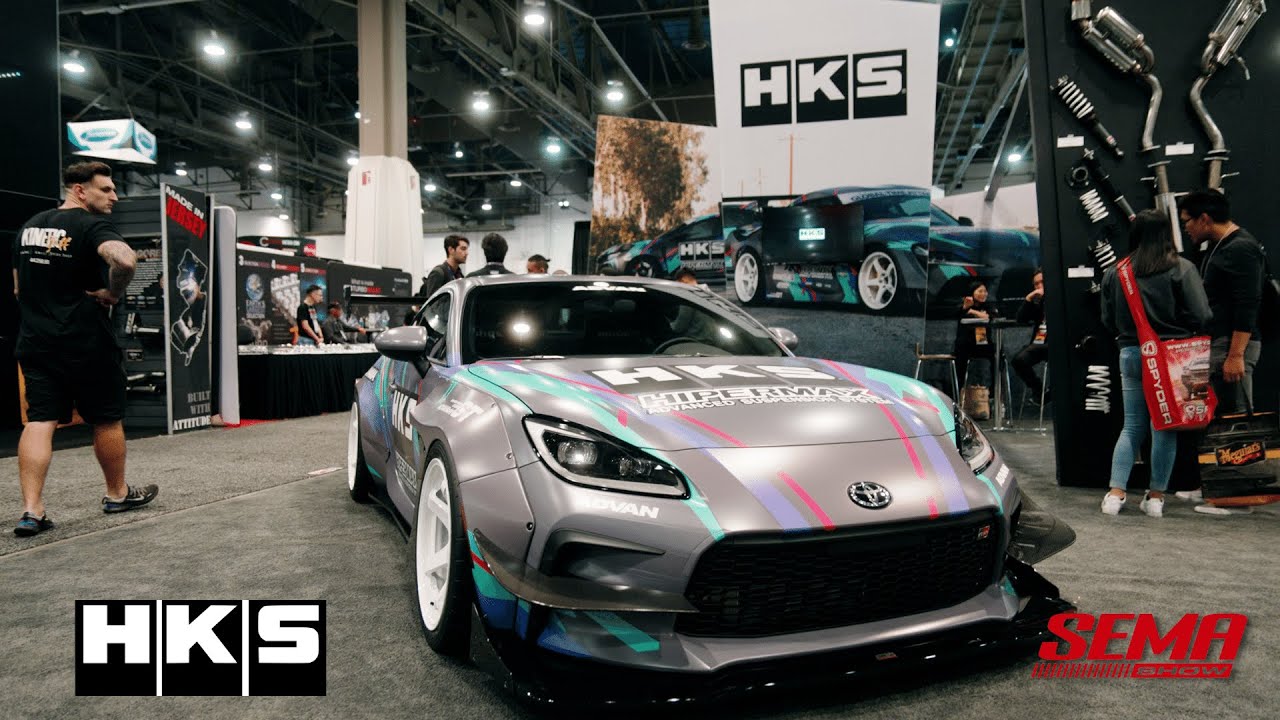 Visiting the HKS Booth at SEMA 2022!!! - YouTube