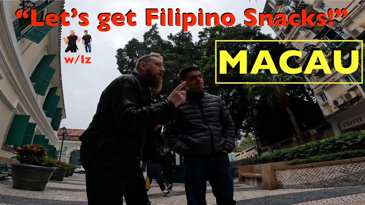Walking Macau w/IZ: Philippines Snacks on Filipino Street: Calçada do ...