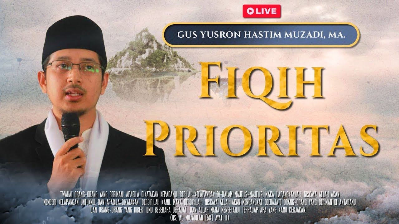 🔴[LIVE ] FIKIH PRIORITAS | Gus Yusron Hasyim Muzadi, MA. | MRBJ TV ...