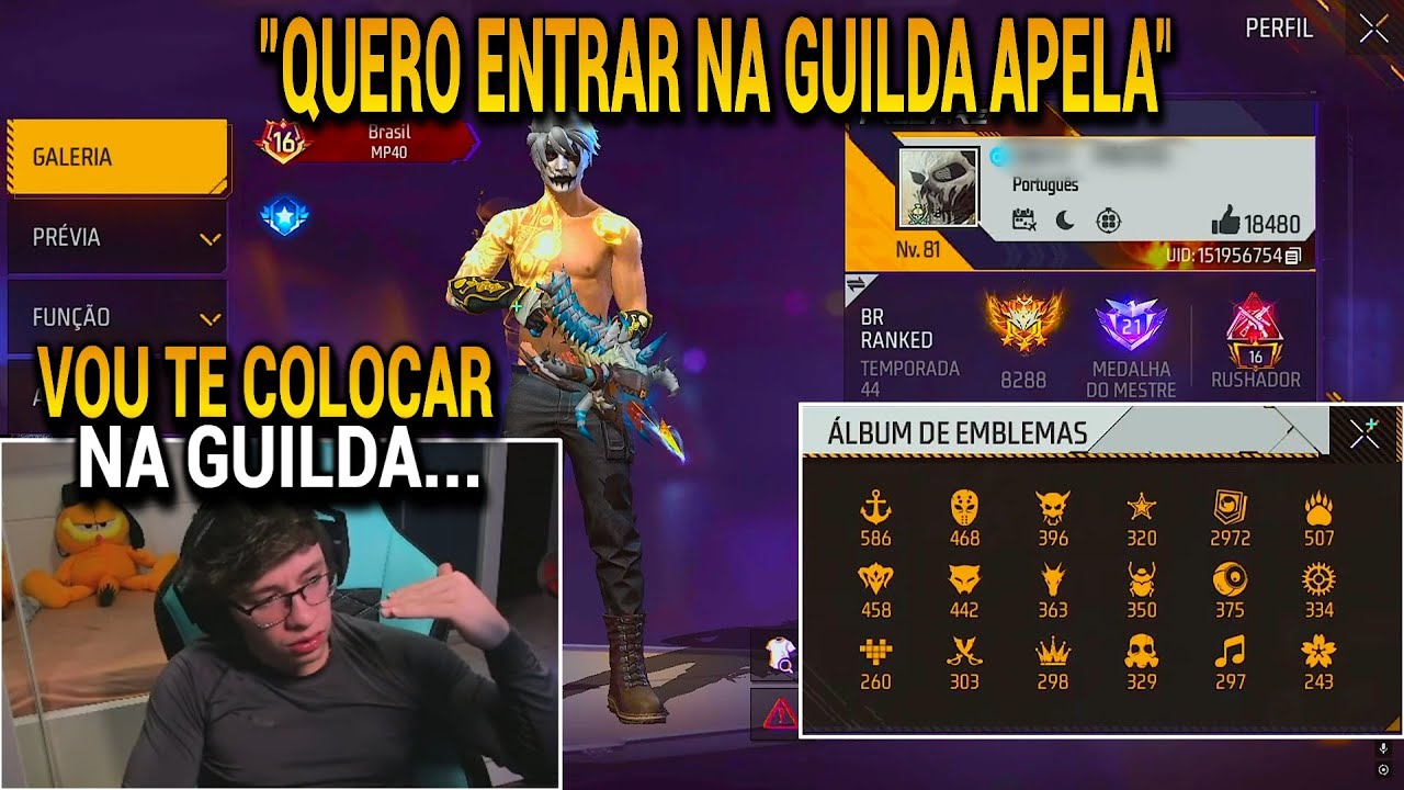 APELAPATO CHAMOU O TOP 16 DO BRASIL PARA A GUILDA DELE APÓS AVALIAR SUA ...