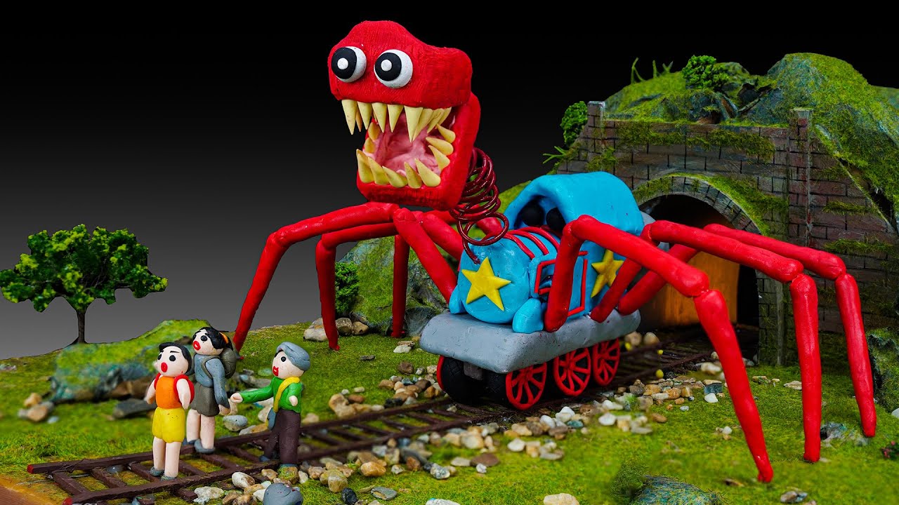 😱 Making BOXY BOO Project Playtime + THOMAS.EXE SPIDER - Trevor ...