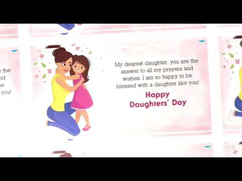 Happy Daughter’s Day | Daughter’s Day Gif What’s Up Status Video | Daughter’s Day Wishes |#daughter