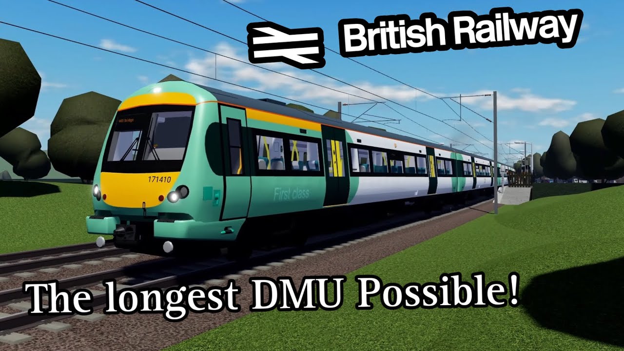 The LONGEST DMU POSSIBLE in British Railway!! (British Railway V1.3.4 ...