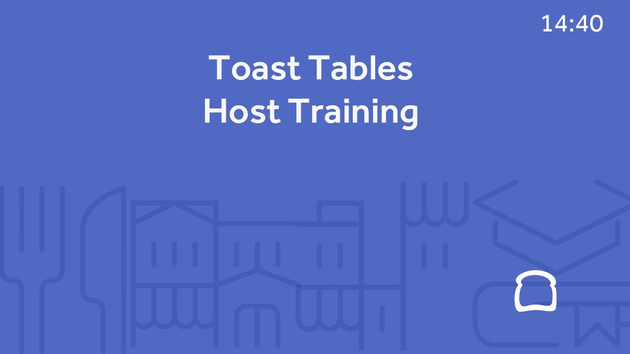 Toast Tables Host Training - YouTube